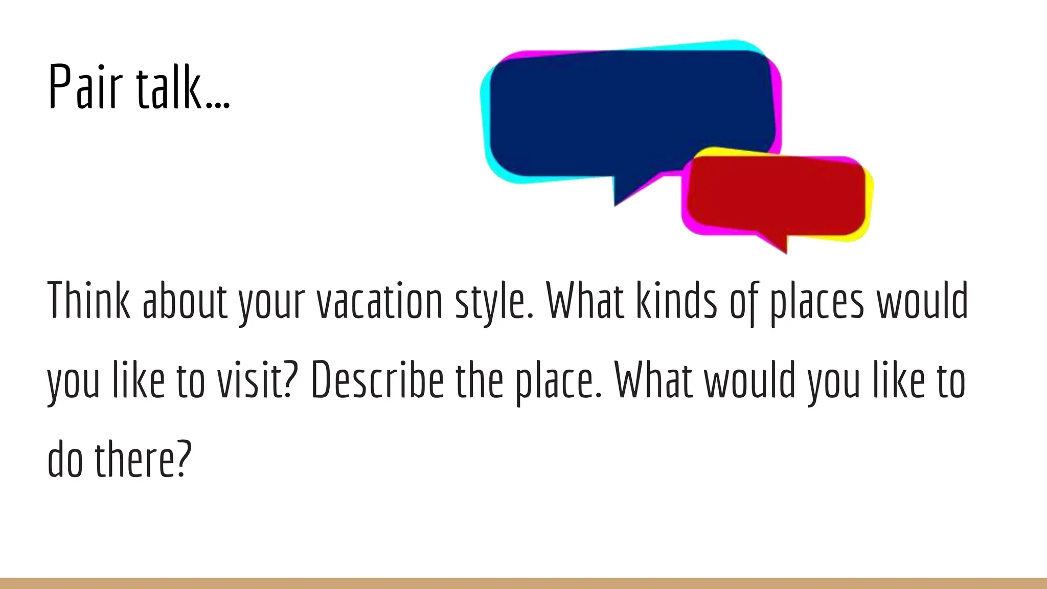 DESCRIBING PLACES AND CITIES. Adjectives to describe places around the ...