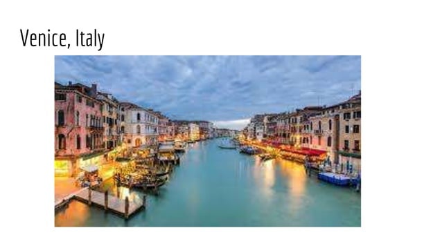 DESCRIBING PLACES AND CITIES. Adjectives to describe places around the ...