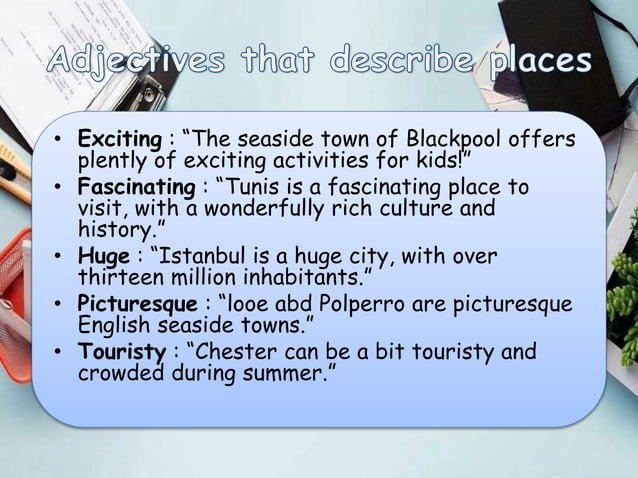 Describing place (speaking) | PPTX