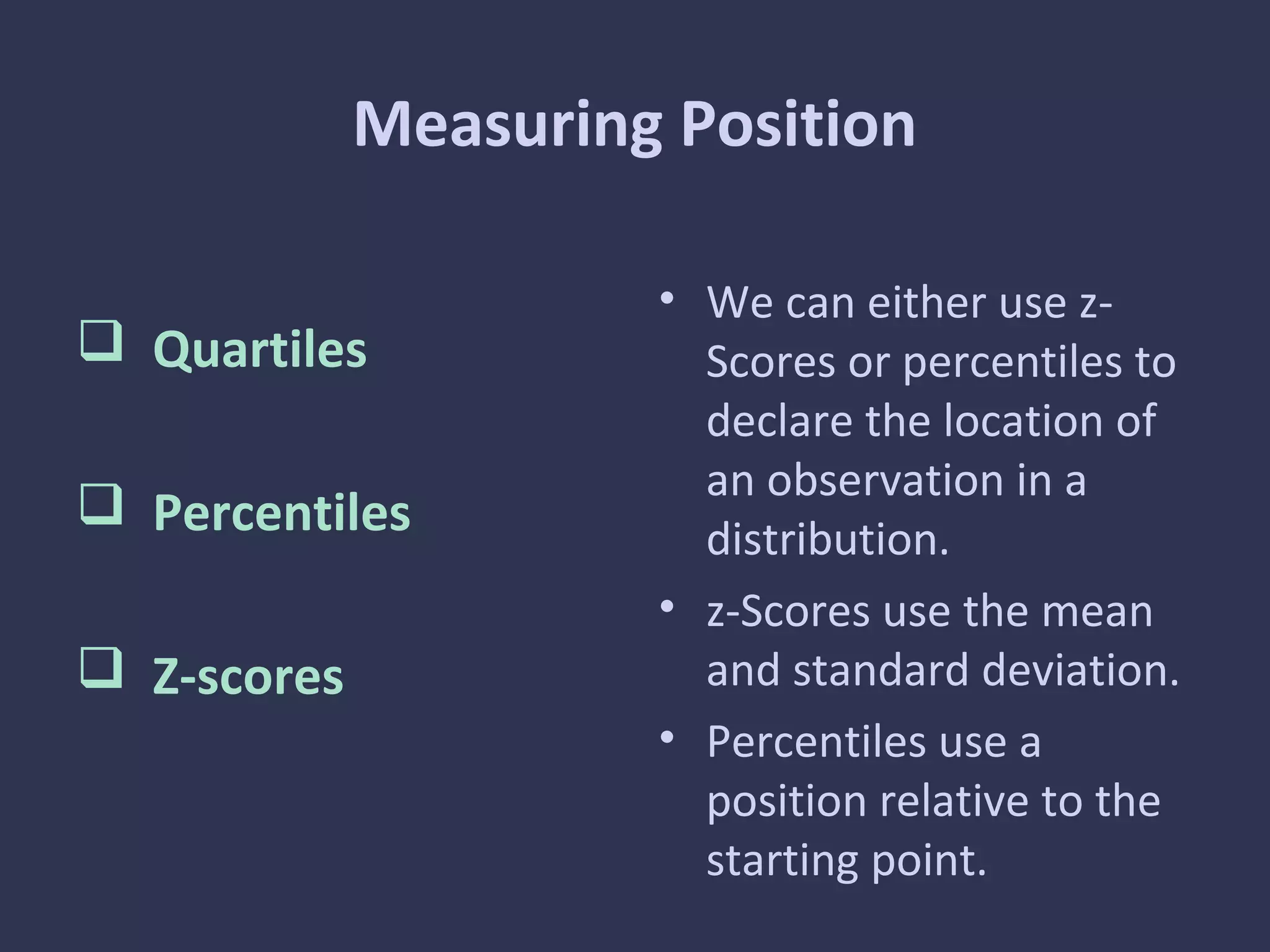 Describing quantitative data with numbers | PPT
