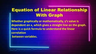 Describing Relationship between Variables | PPTX