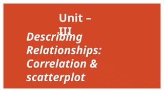 describing relationship with data science | PPTX