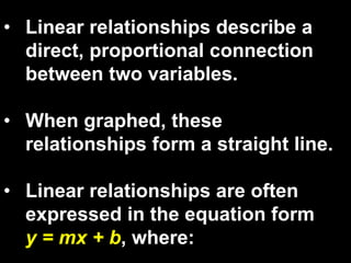 Understanding and Describing Relationships Between Variables in Data ...
