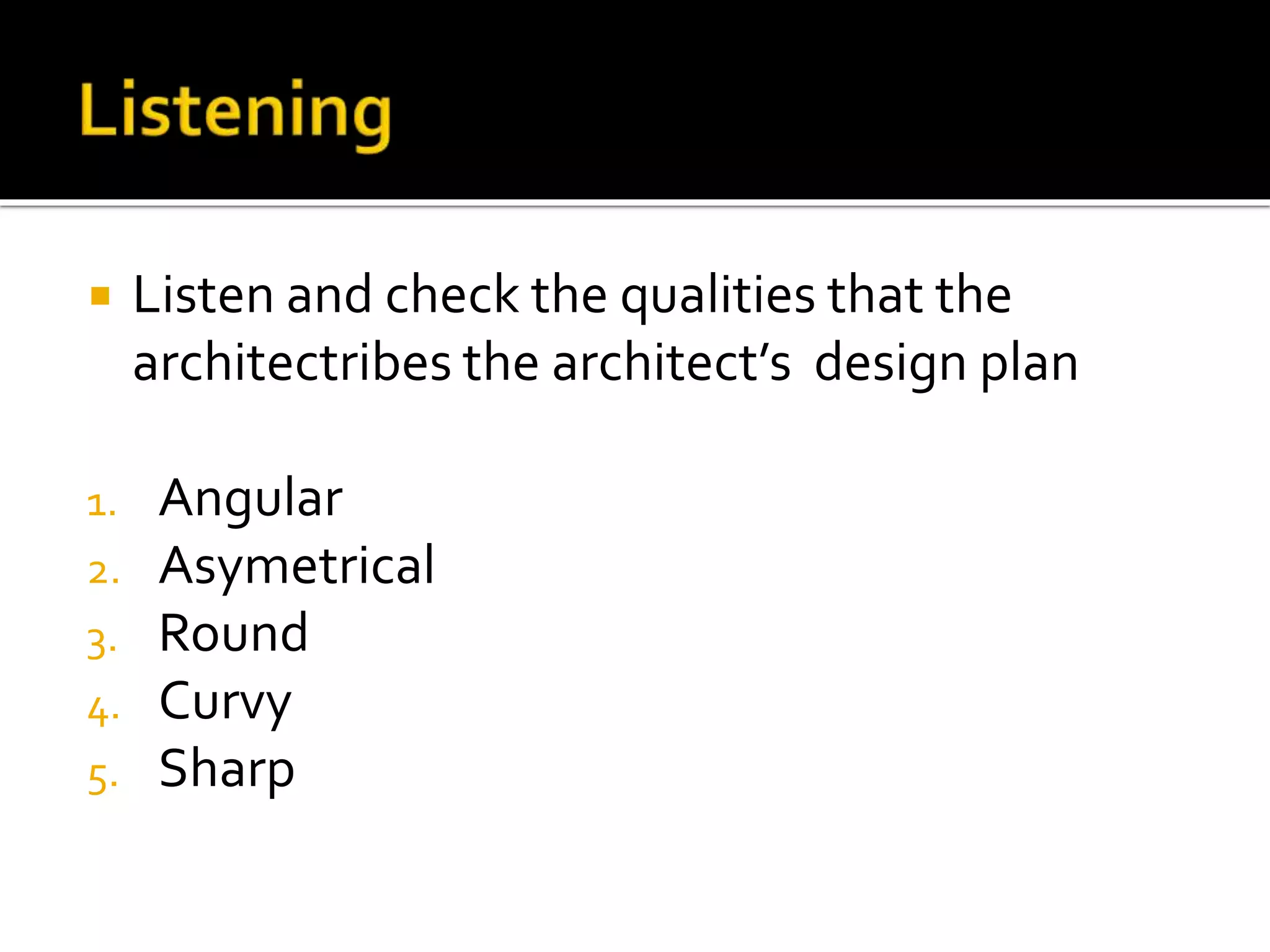 Describing shapes | PPTX