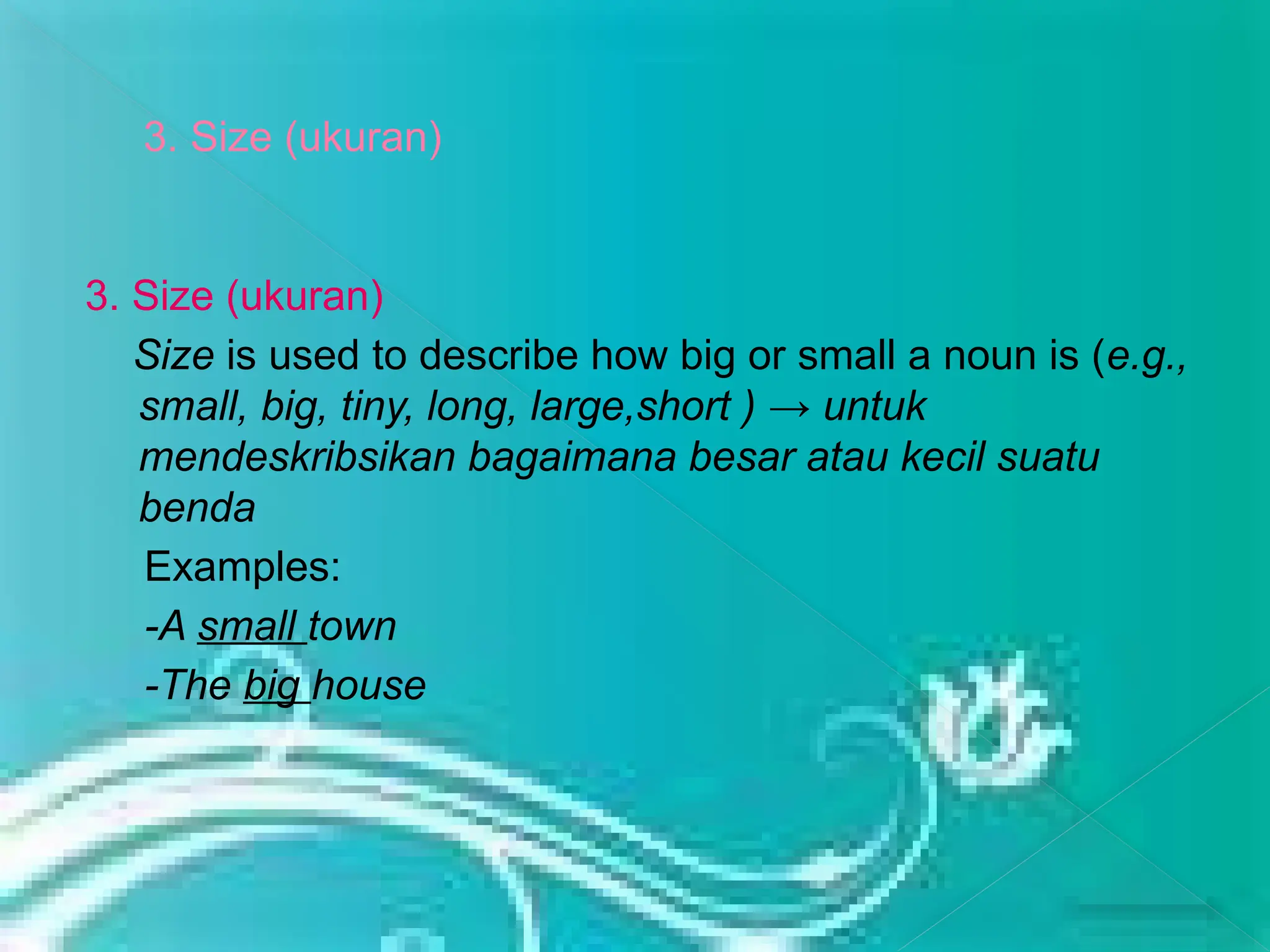 describing something are you things .pptx