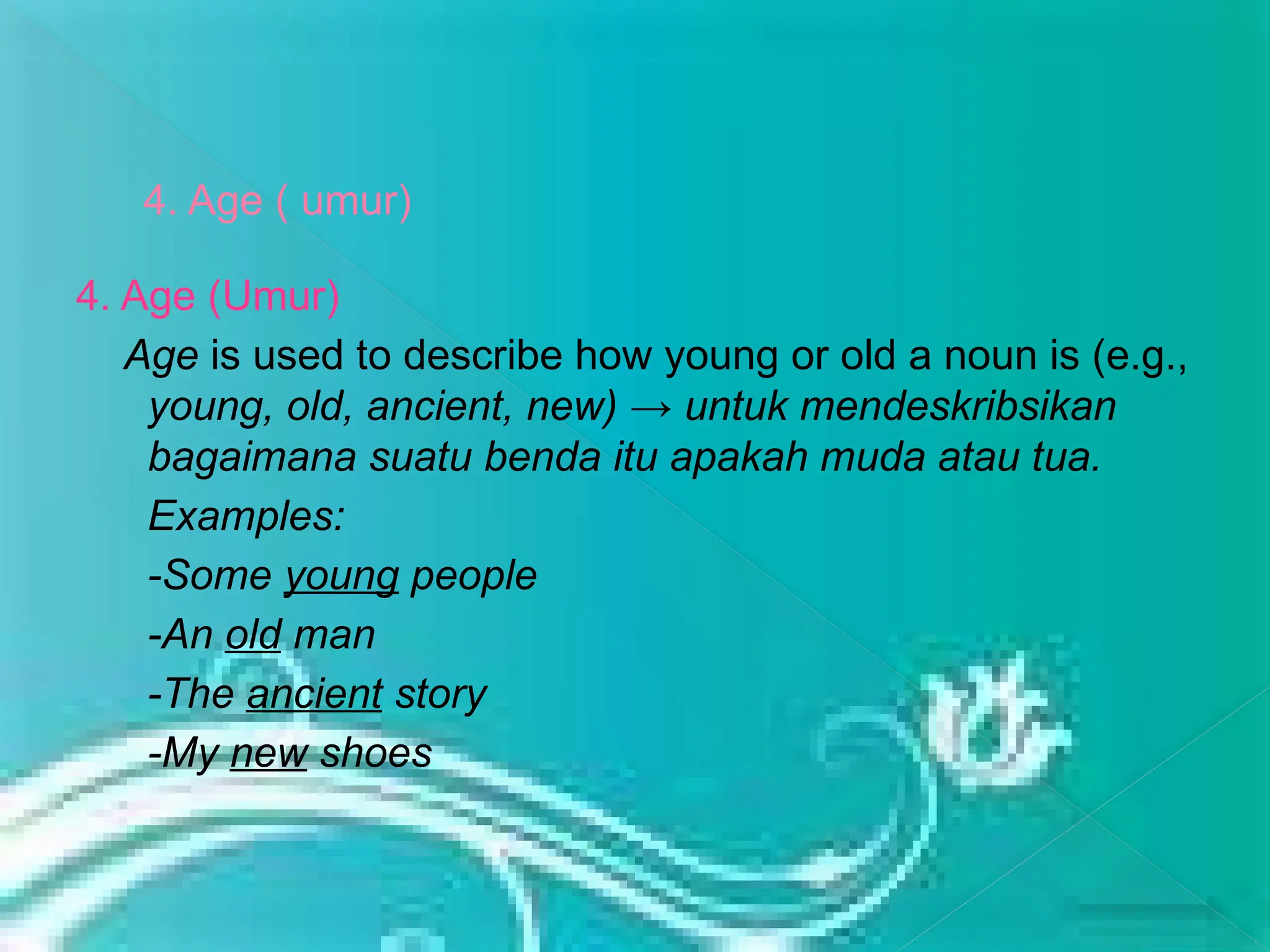 describing something are you things .pptx