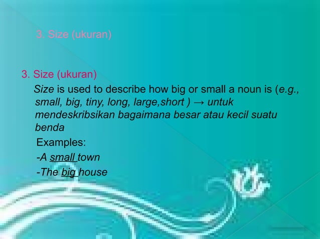 describing something are you things .pptx