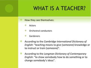 Describing Teachers | PPT