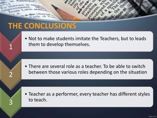 Describing teachers | PPTX