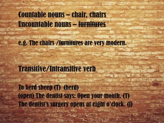 Describing the english language promjena | PPT