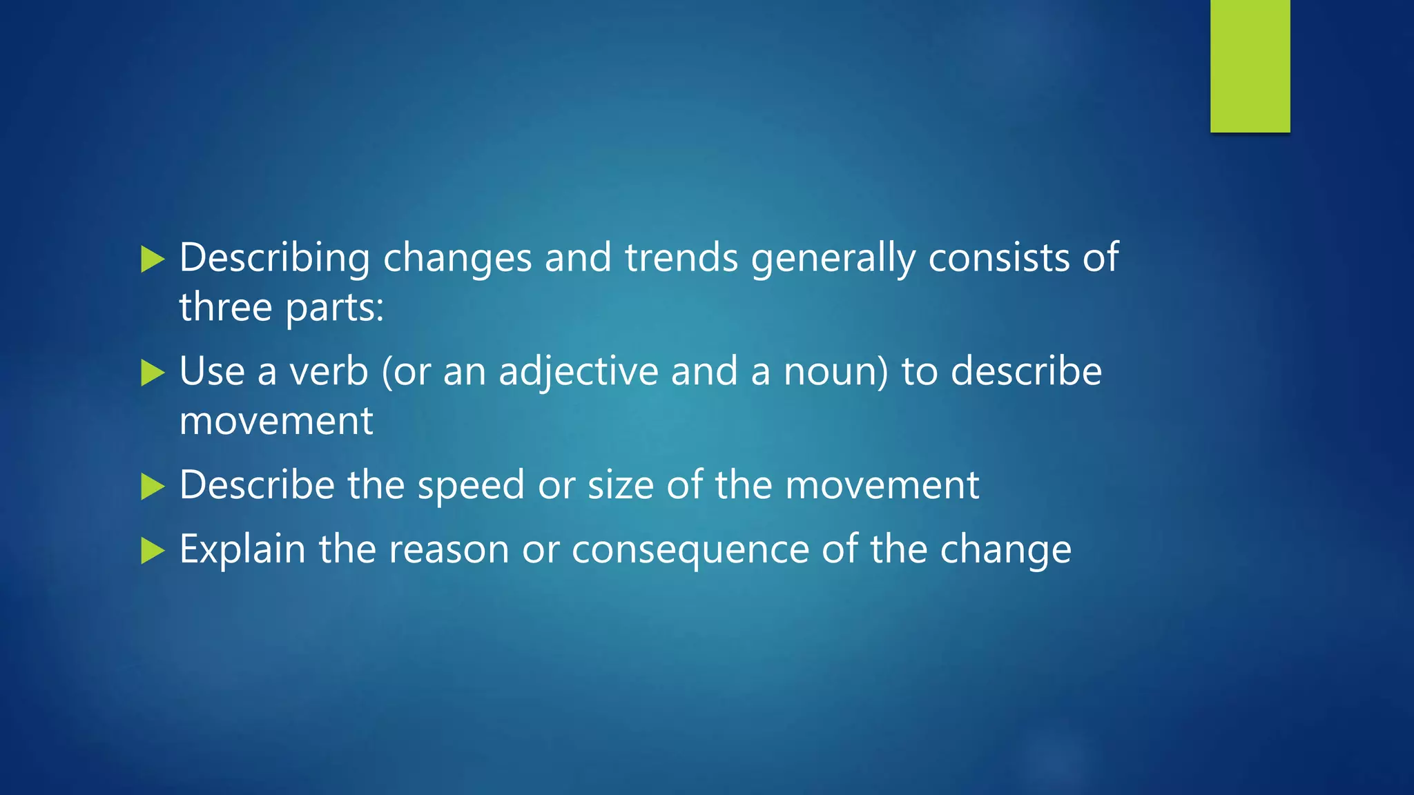 Describing trends | PPTX