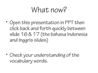 Describing words | PPT