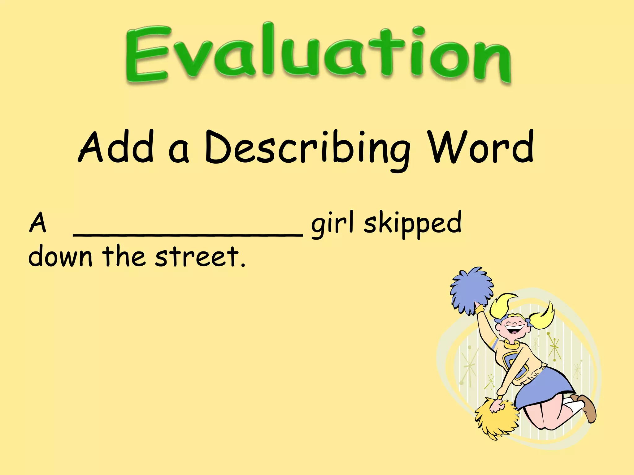 Describing words | PPT