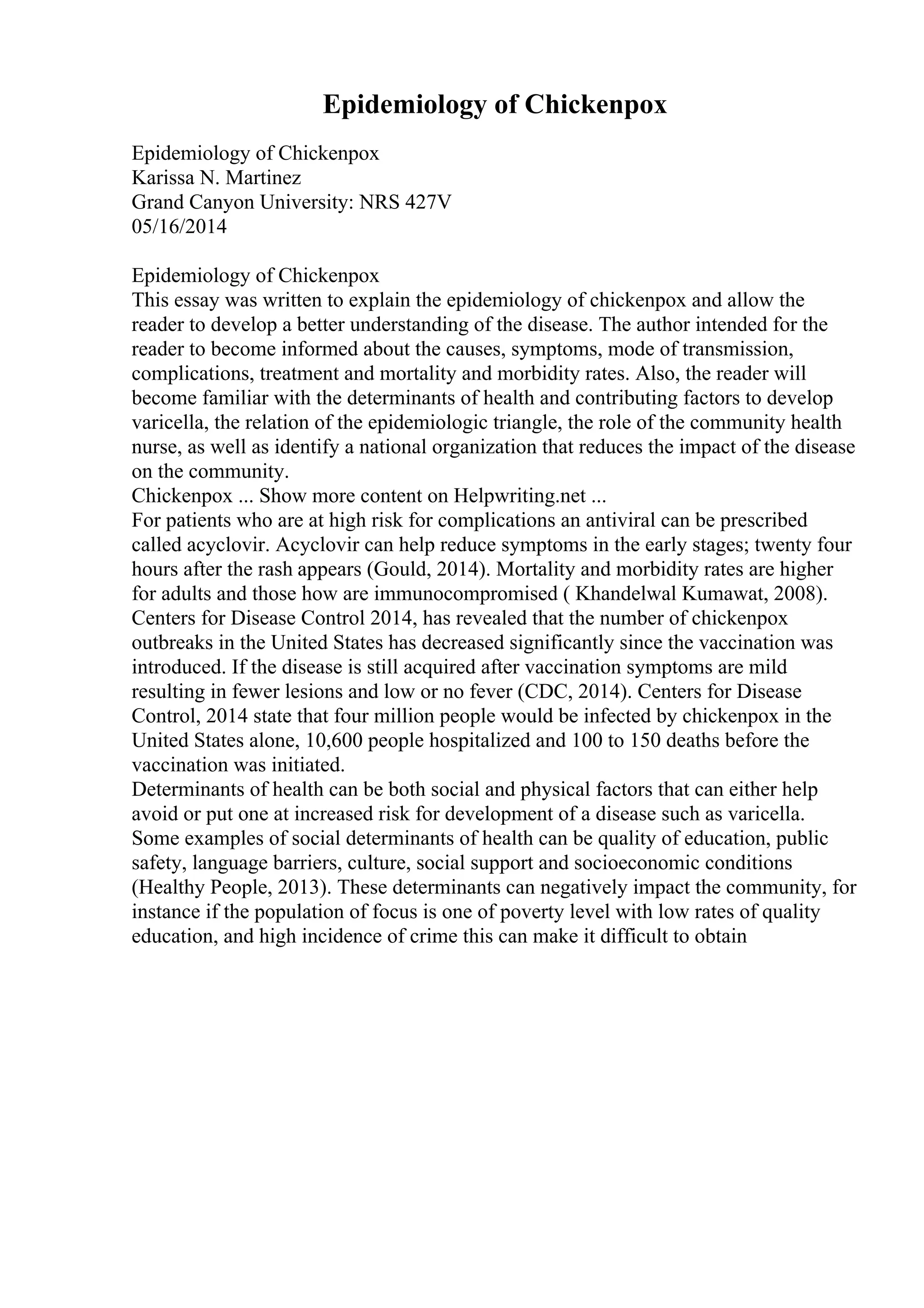 Describing Yourself Essay | PDF