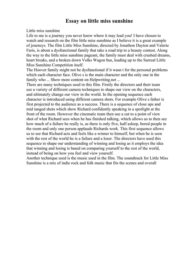 Describing Yourself Essay | PDF