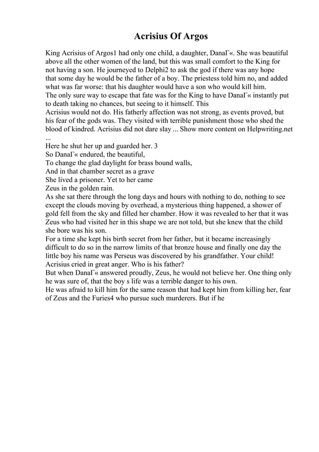 Describing Yourself Essay | PDF