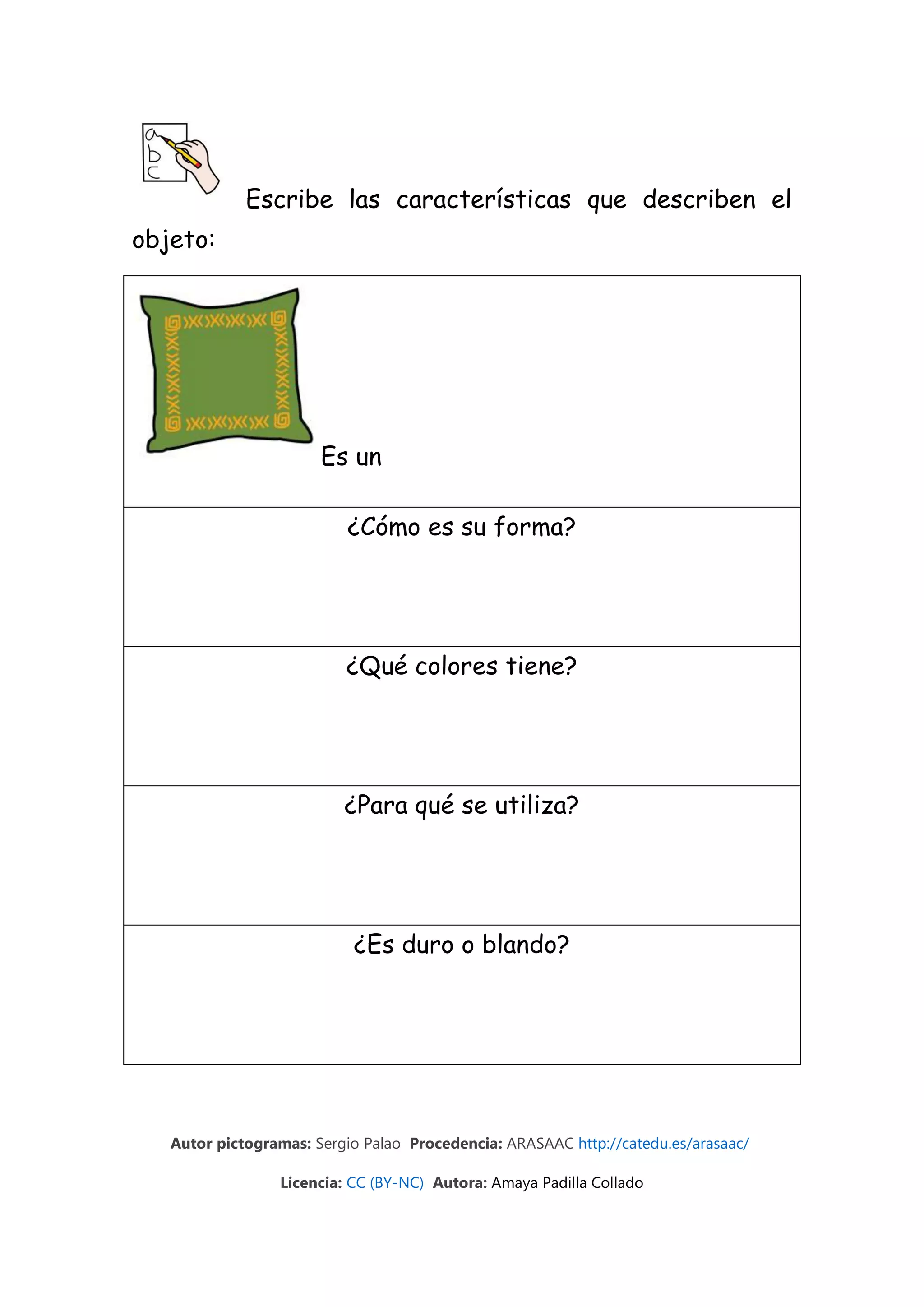 Describir objetos | PDF