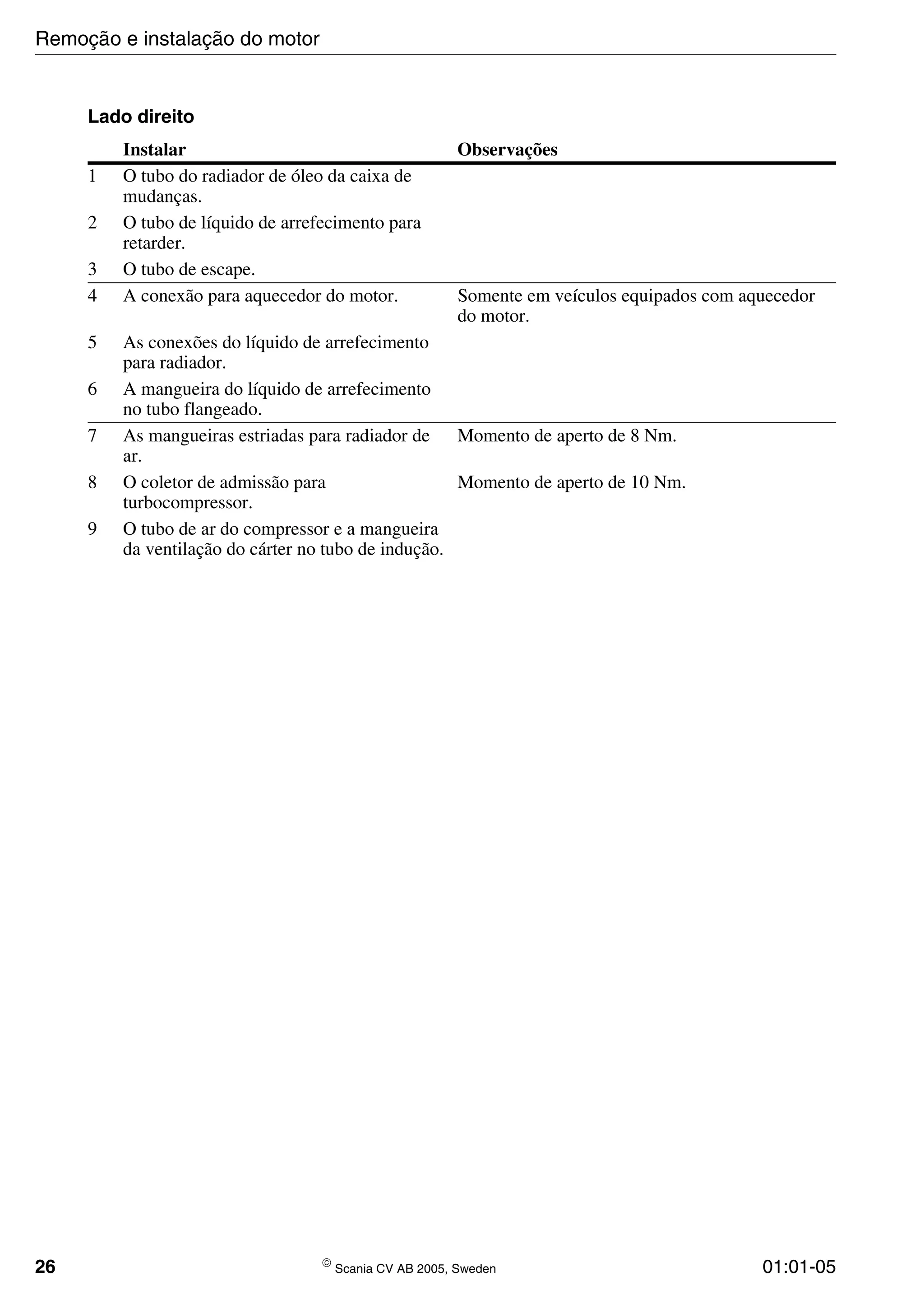 Motor Scania DC 9 | PDF