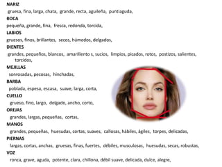 Descripción de personajes | PPTX