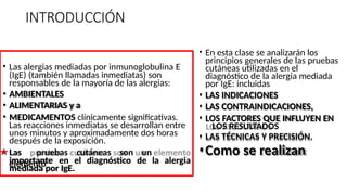 Descripción general de las pruebas cutáneas para la.pptx