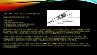 Descripción y confección de cables de red | PPTX