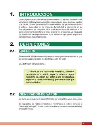 Descripción de caldera y generadores de vapor | PDF