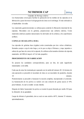 Descripcion del proceso de laboracion del producto | DOCX