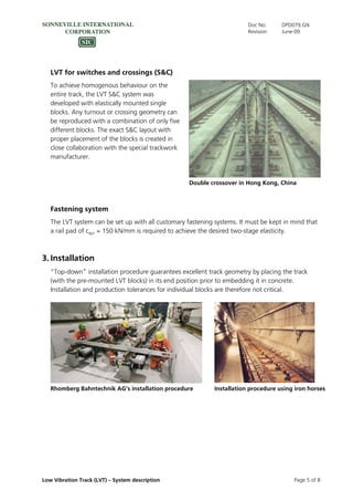 Descripcion del sistema LVT | PDF