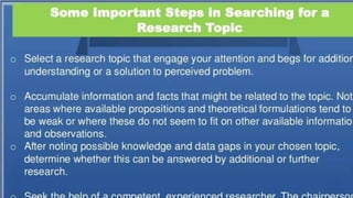 Research Problem and Descripency | PPT