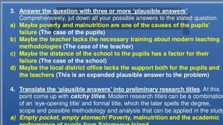 Research Problem and Descripency | PPT