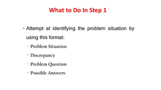 Research Problem and Descripency | PPT