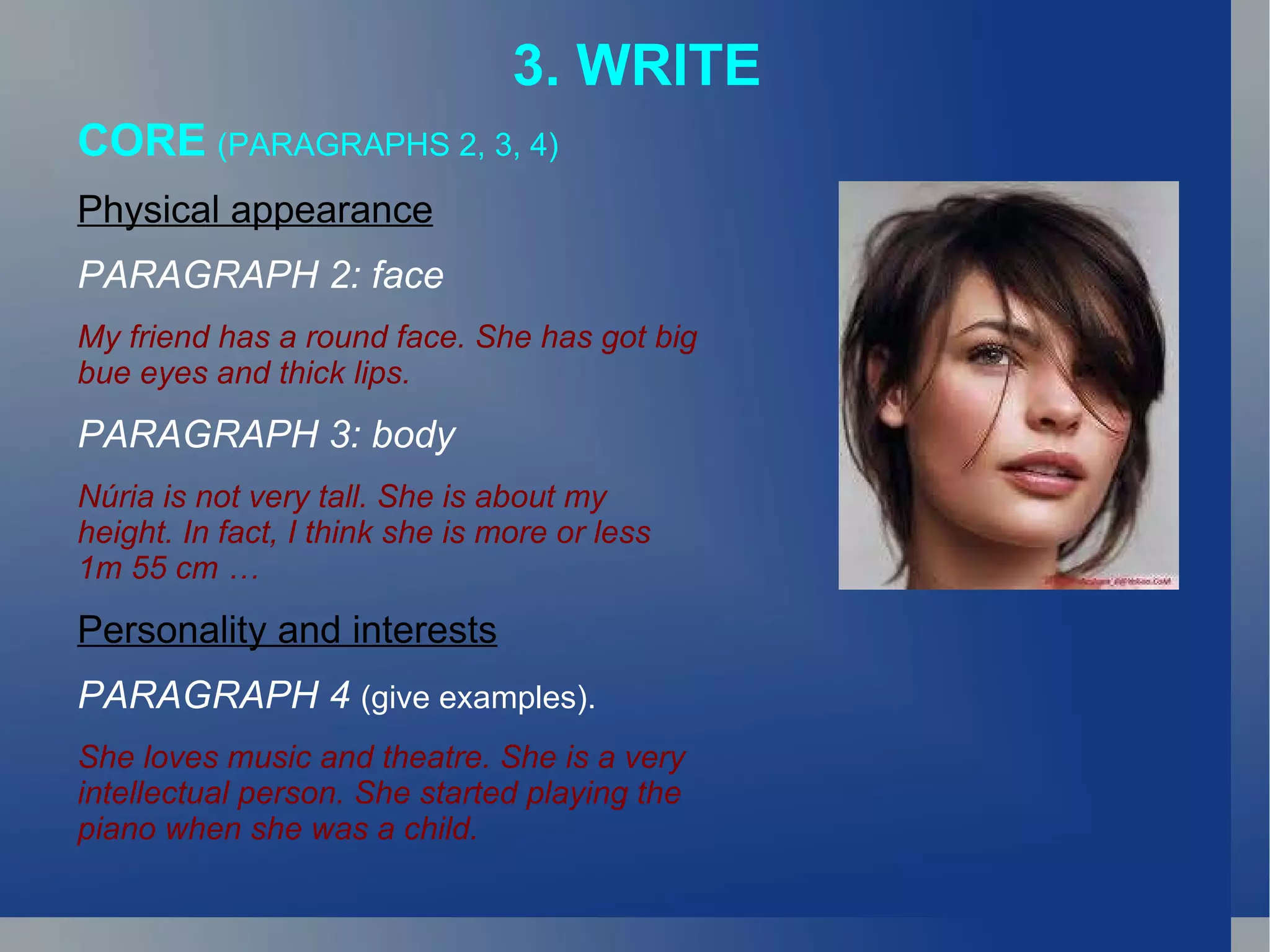 Description of a person | PPT