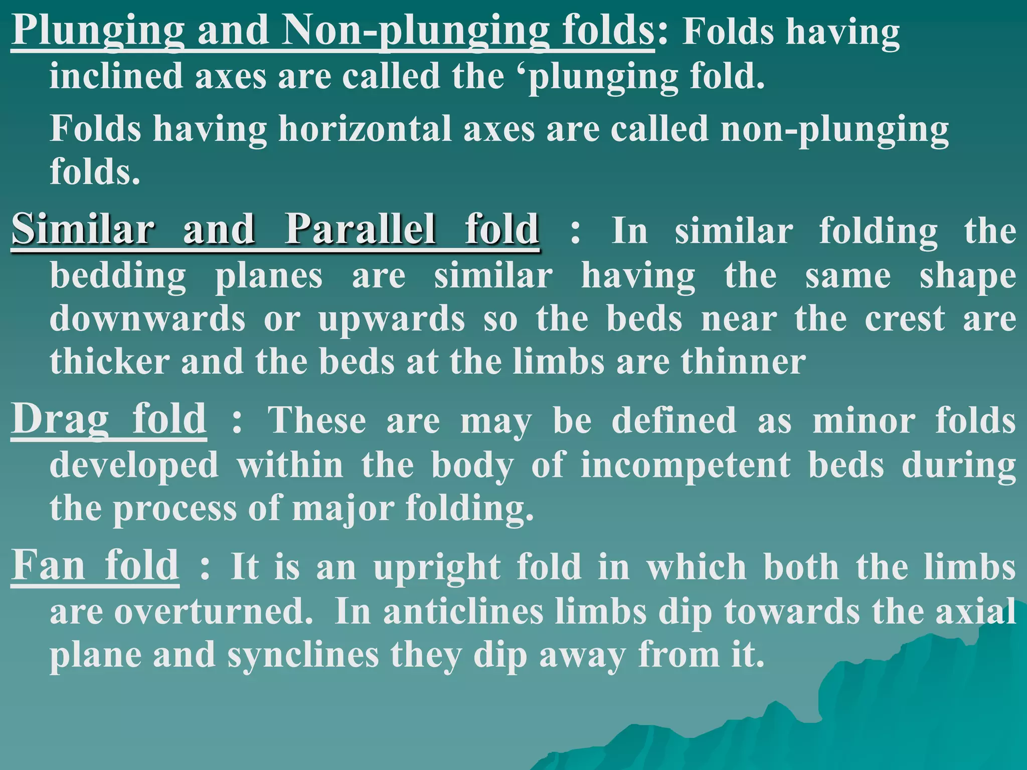 Description and classification of folds | PPT