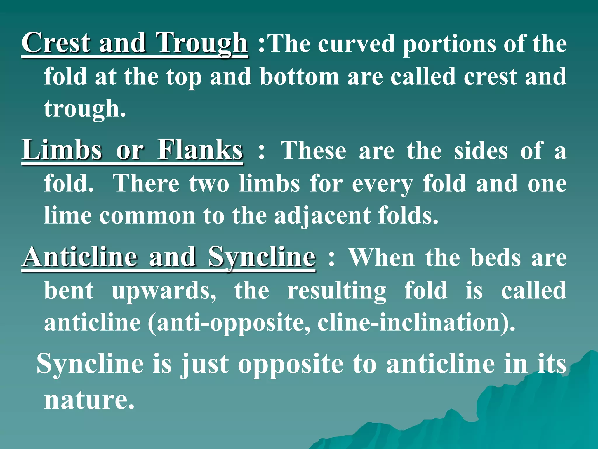 Description and classification of folds | PPT