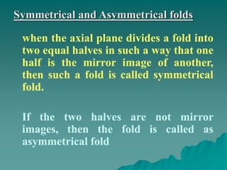 Description and classification of folds | PPT
