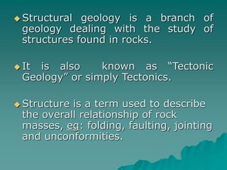 Description and classification of folds | PPT