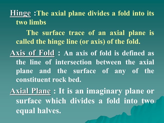 Description and classification of folds | PPT | Geology | Science
