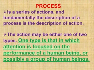 Description of a process | PPTX