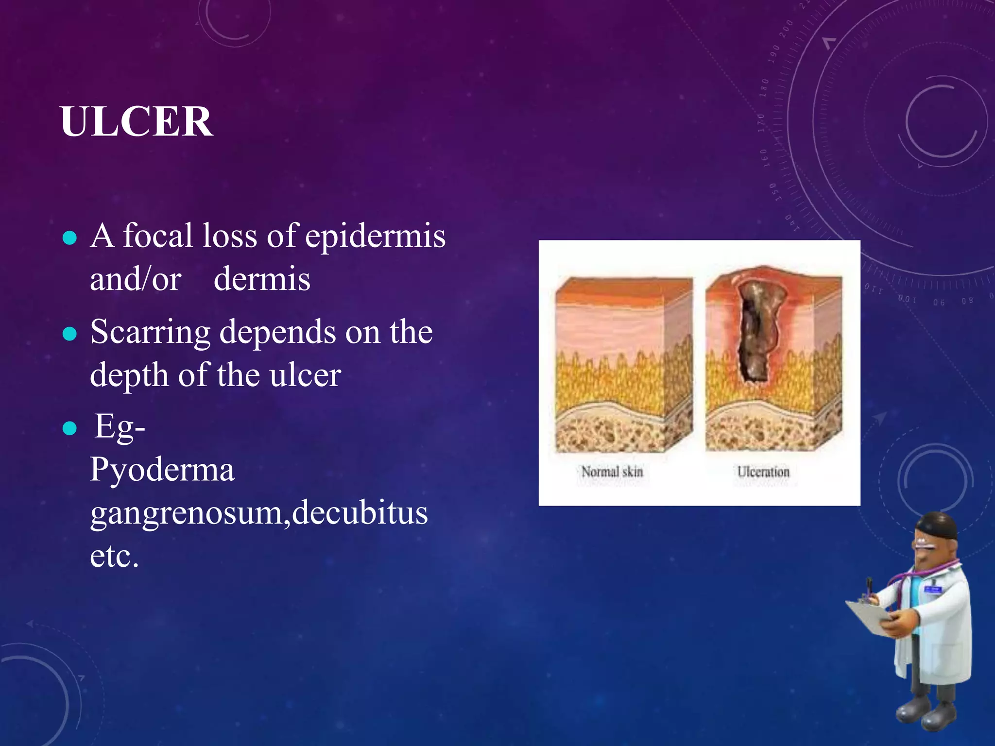 Description of basic skin lesions | PPTX