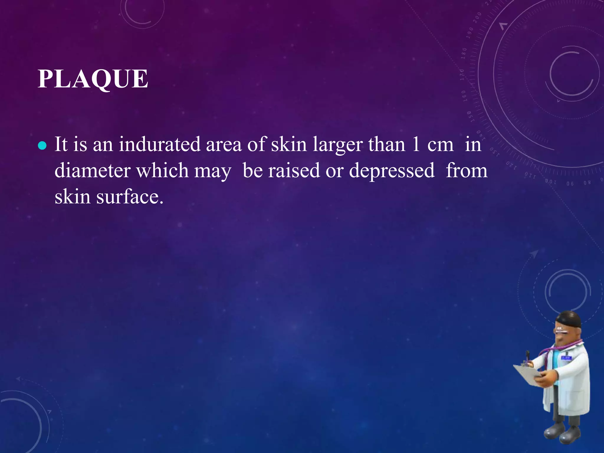 Description of basic skin lesions | PPTX