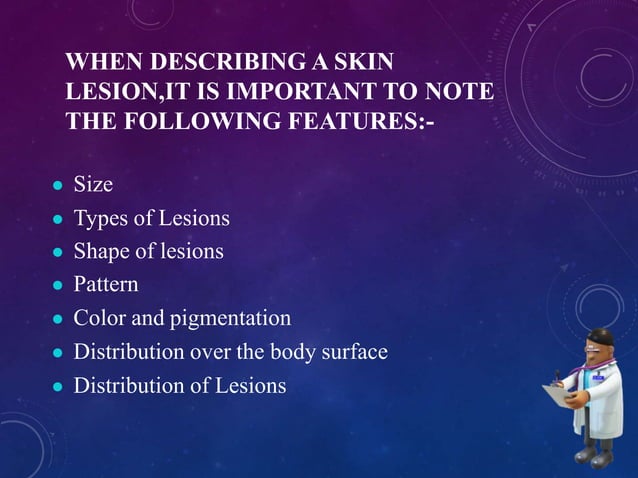 Description of basic skin lesions | PPTX | Skin and Dermatology ...