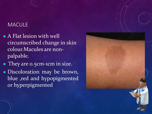 Description of basic skin lesions | PPTX | Skin and Dermatology ...
