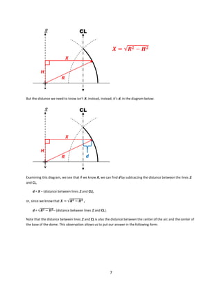 Calculating Dimensions for Constructing Super Adobe (Earth Bag) Domes | PDF