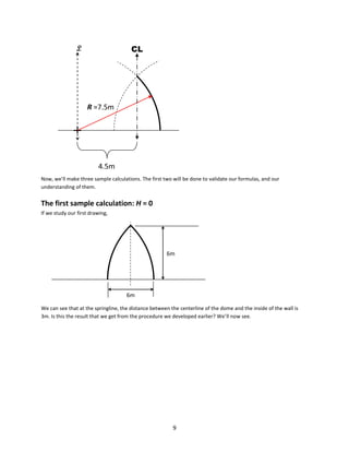 Calculating Dimensions for Constructing Super Adobe (Earth Bag) Domes | PDF