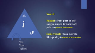 Description of consonants-phonetics and Phonology.pptx