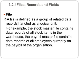 Description of data | PPTX