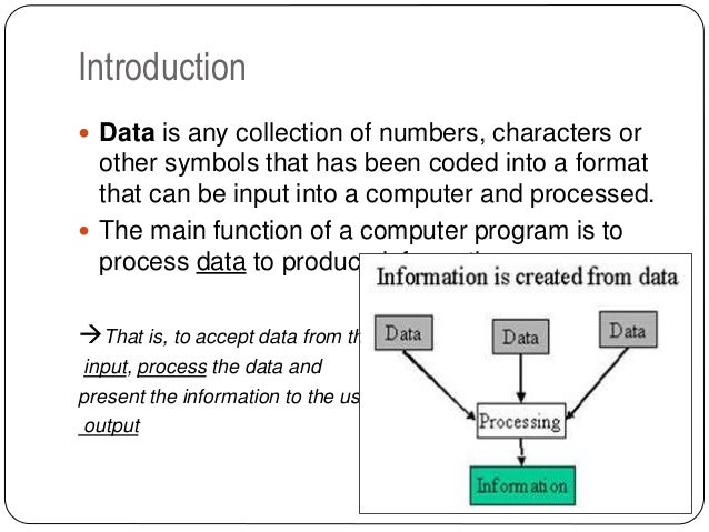 Description of data