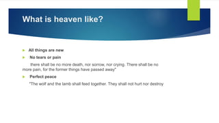 Description of heaven | PPTX