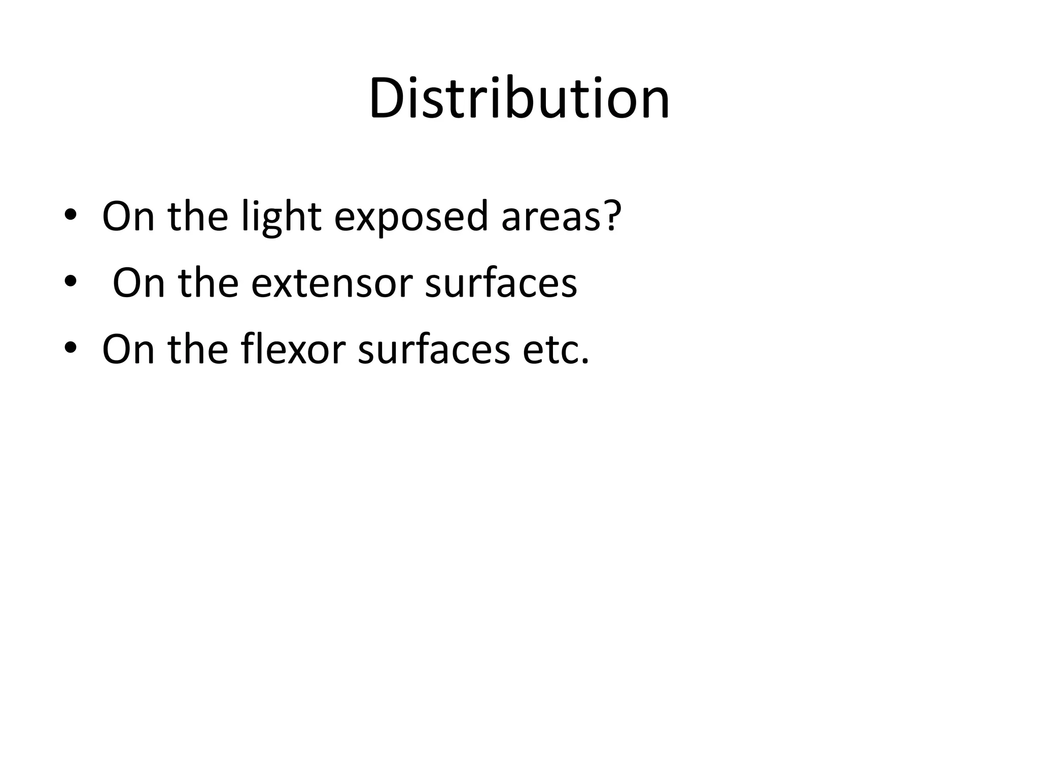 DESCRIPTION OF SKIN LESION.pptx | Skin and Dermatology | Diseases and ...