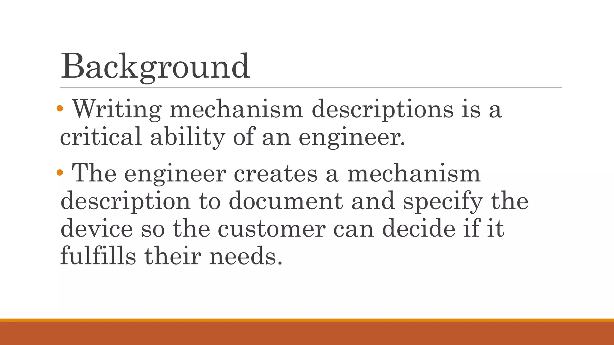 Description of mechanism | PDF